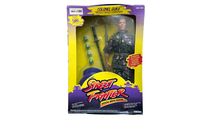 Street Fighter Colonel Guile Special Forces Commander - RetroToys