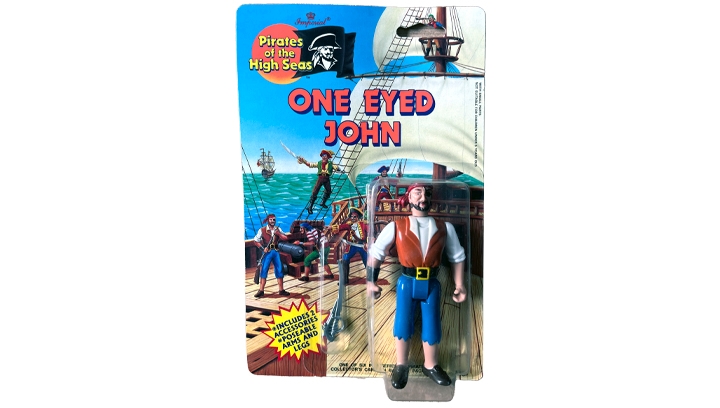 Pirates Of The High Seas One Eyed John - RetroToys